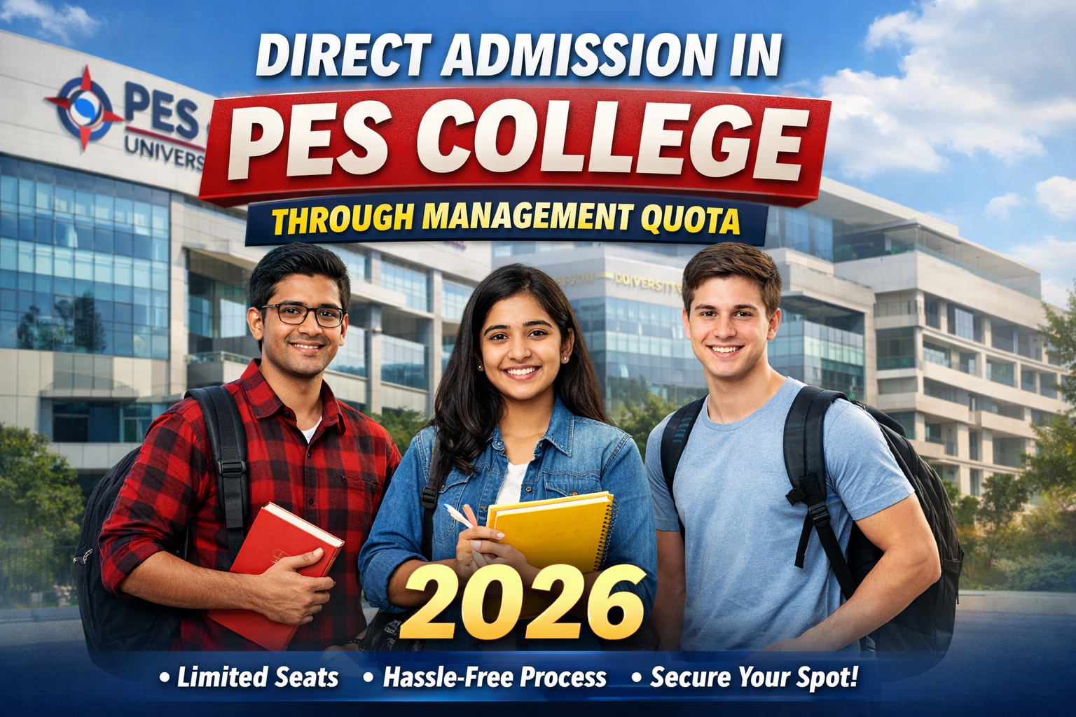 PES University Management Quota Admission 2026 — Fees, Seats & Direct ...